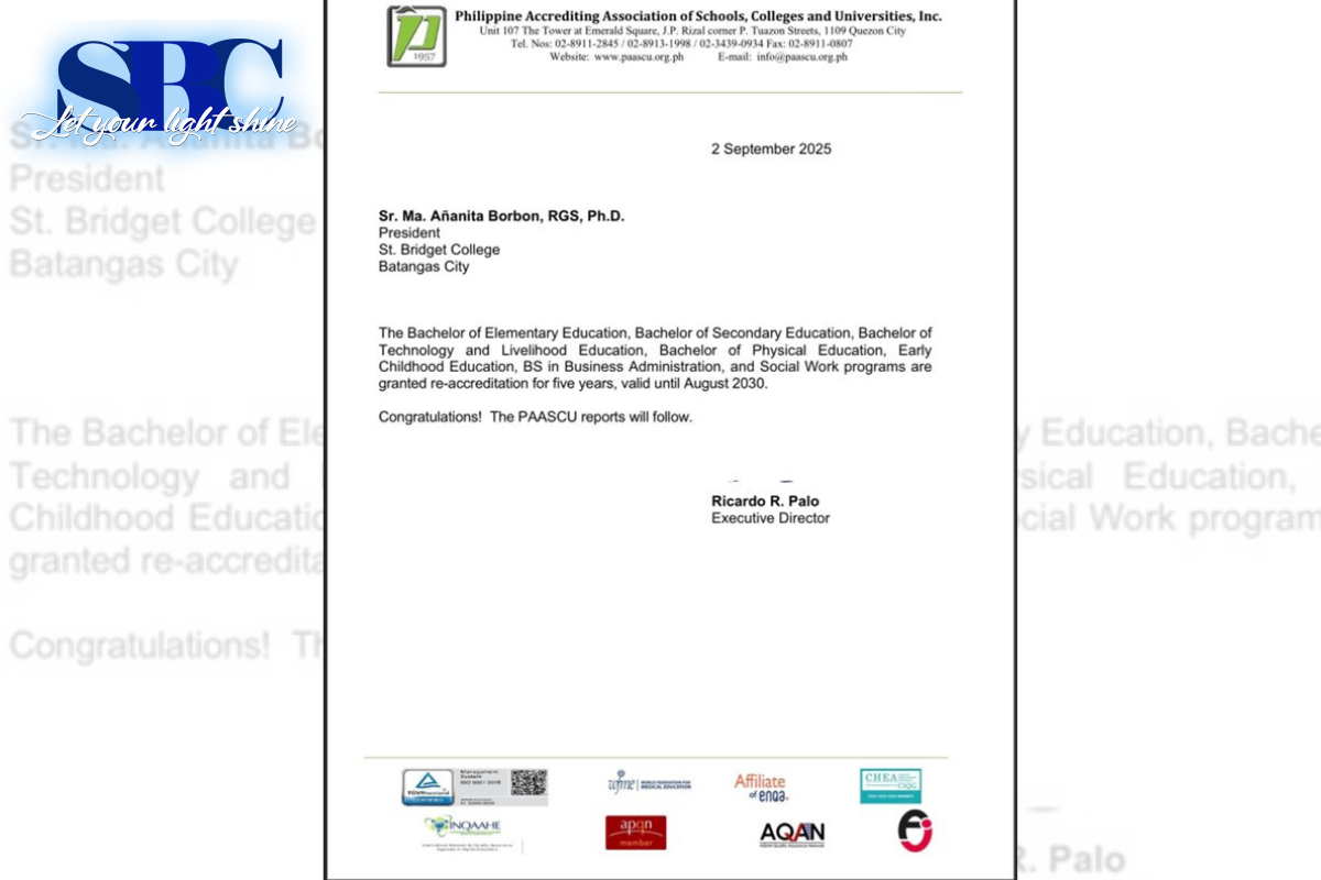 Home - St. Bridget College Batangas